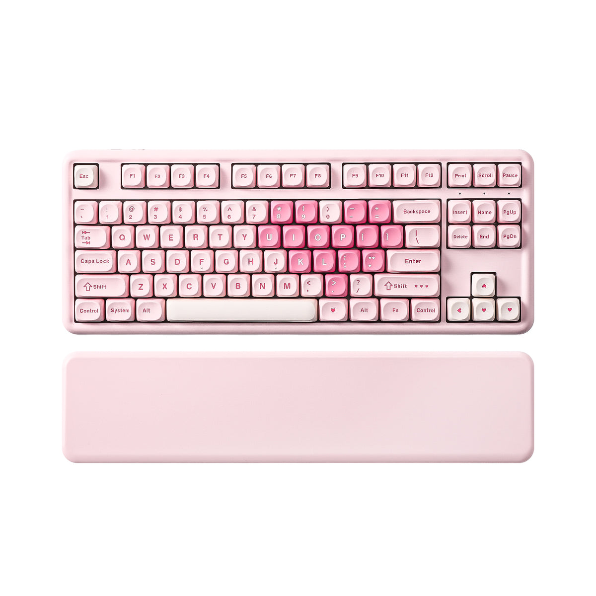 YUNZII B87 Pink QMK/VIA Custom Mechanical Keyboard – YUNZII KEYBOARD