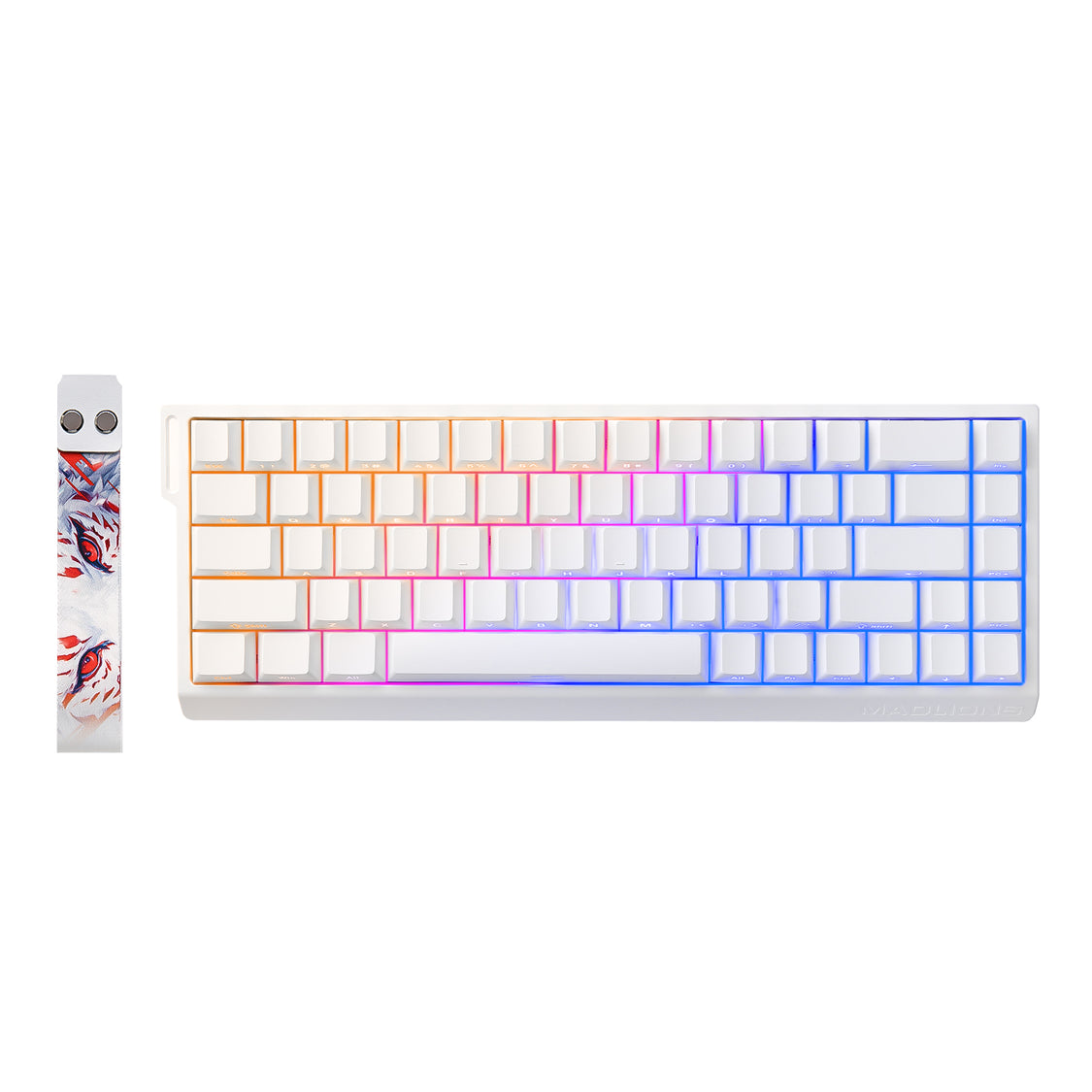 YUNZII x MADLIONS MAD68 HE Rapid Trigger Wired 8K Magnetic Gaming Keyb ...