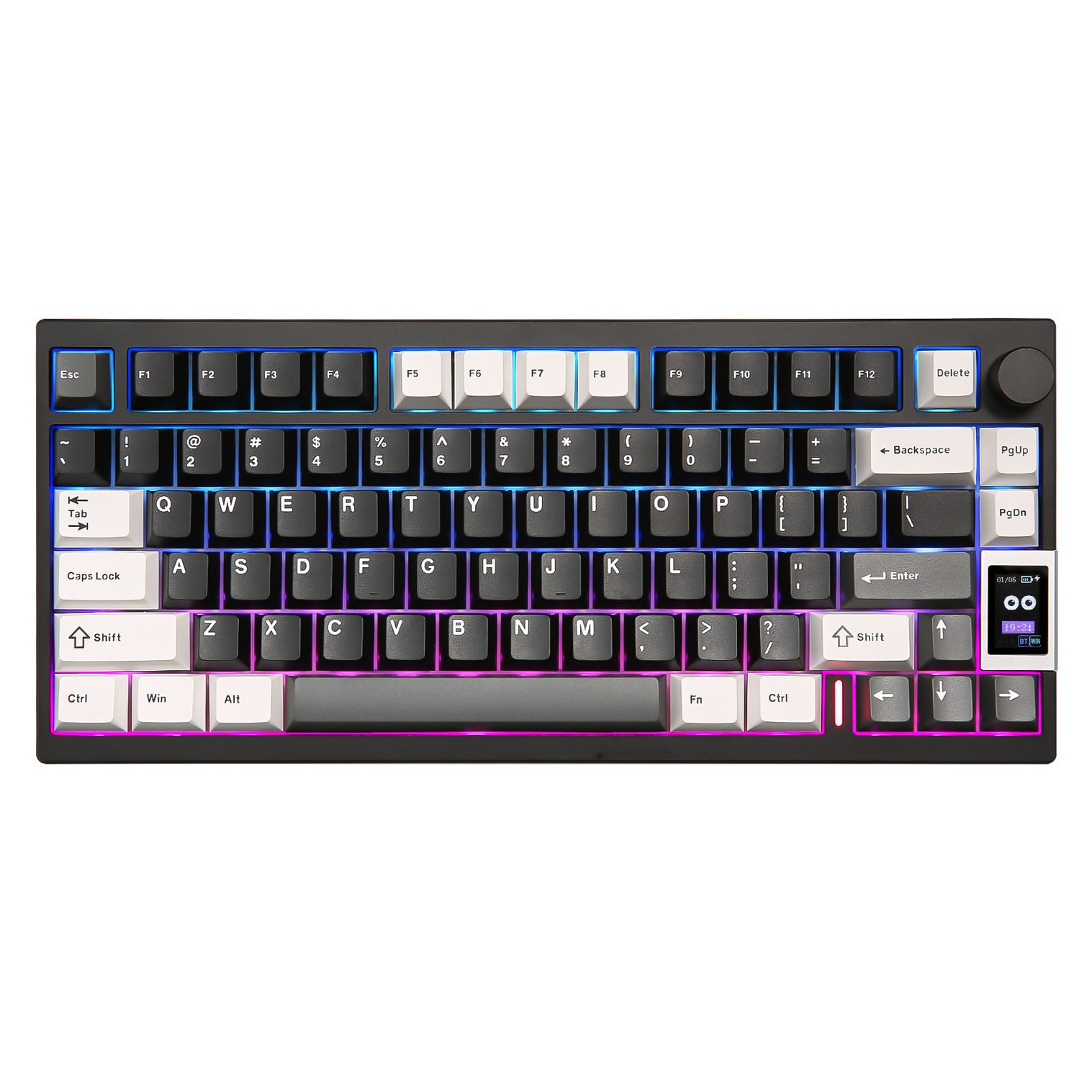 YUNZII AL80 QMK/VIA Aluminum LCD Mechanical Keyboard – YUNZII KEYBOARD