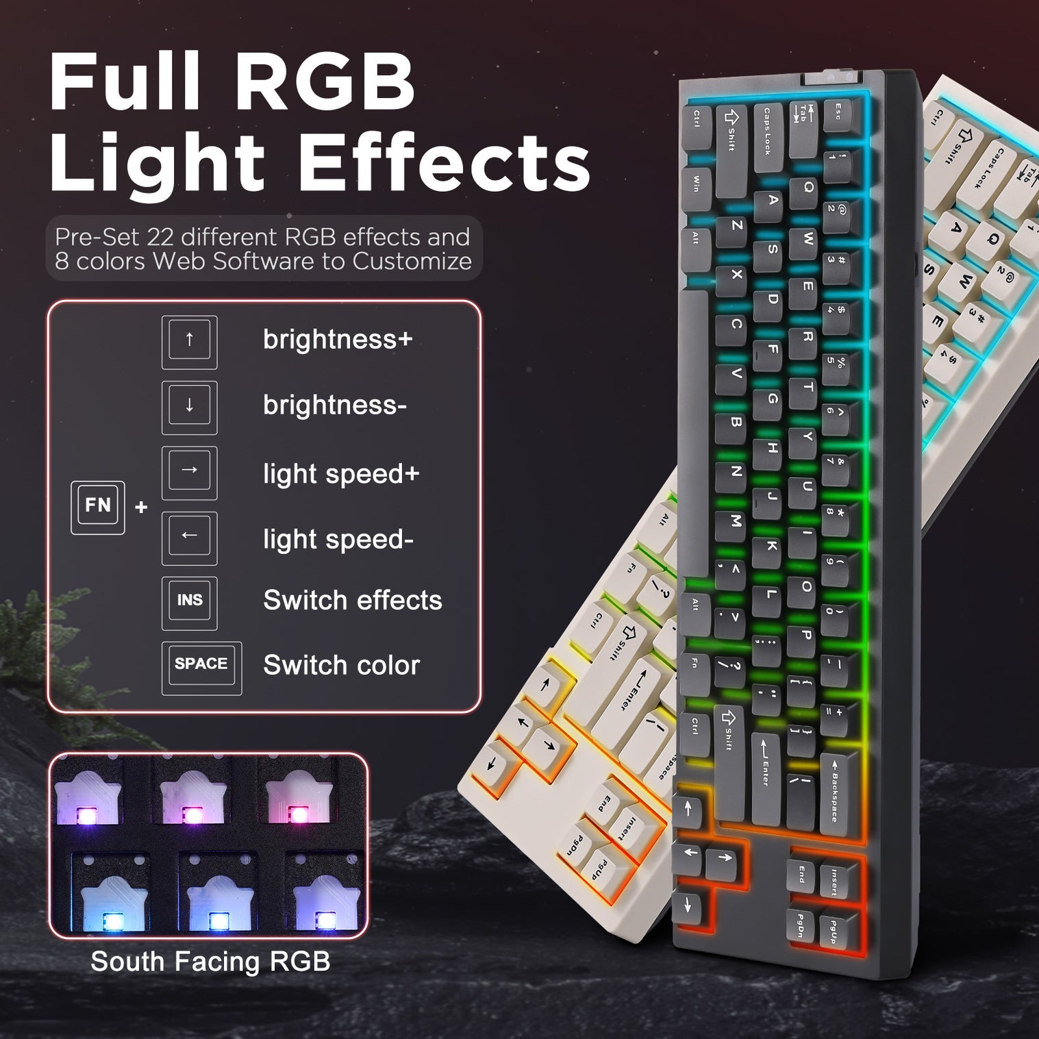 YUNZII RT68 Rapid Trigger Gaming Magnetic Keyboard – YUNZII KEYBOARD