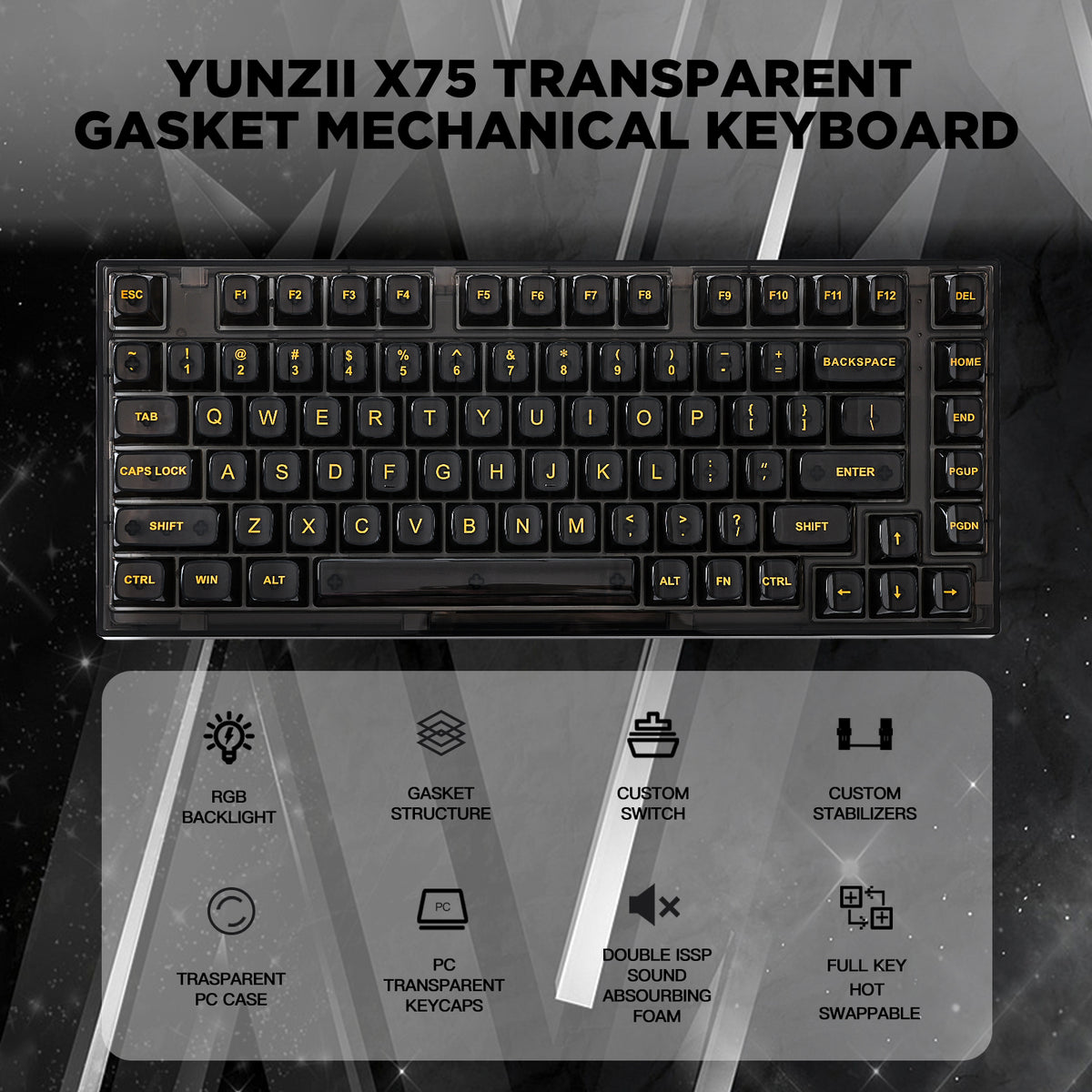 X75/X75 PRO – YUNZII KEYBOARD