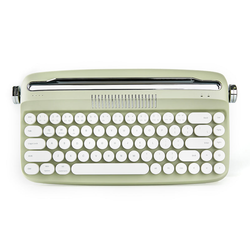 YUNZII ACTTO B307 Upgraded Rechargeable Wireless Retro Typewriter Keyb ...