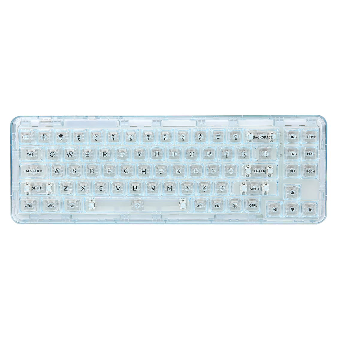 YUNZII X71 Transparent Wireless Gasket Mechanical Keyboard – YUNZII ...