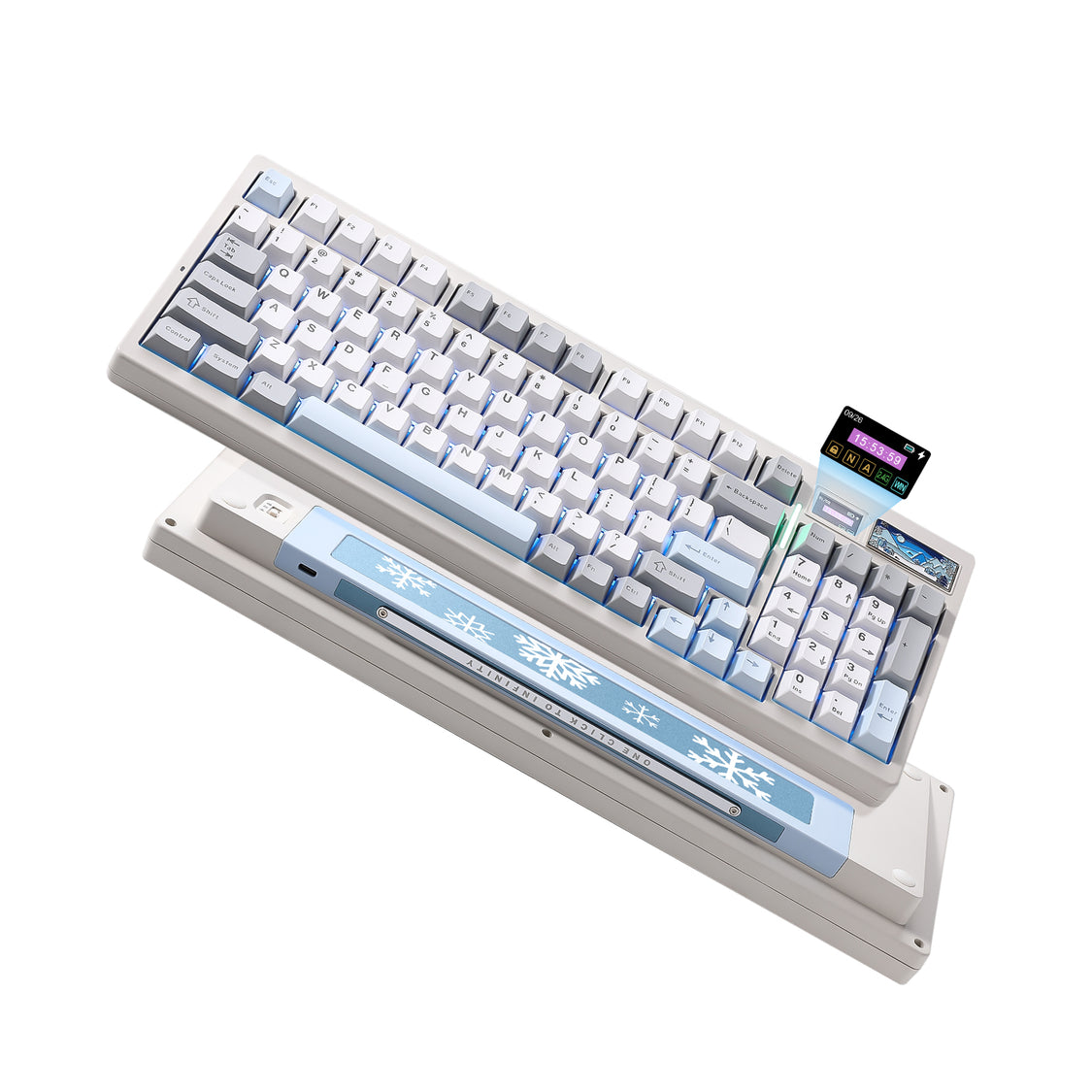 YUNZII IF99 QMK/VIA Full Size LCD Mechanical Keyboard – YUNZII KEYBOARD