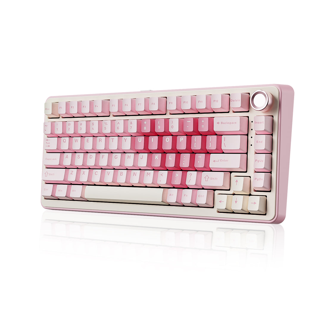 YUNZII B75 Pro Pink Wireless Mechanical Keyboard – YUNZII KEYBOARD