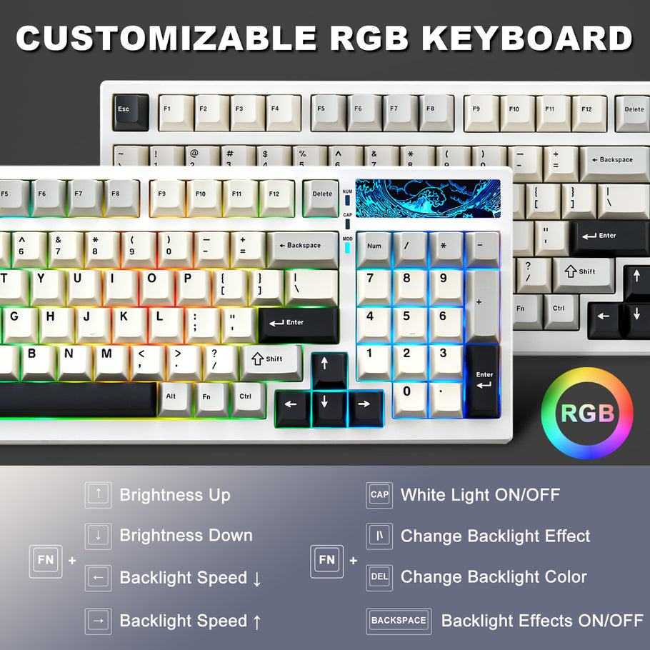 YUNZII YZ98 Mechanical Gaming Keyboard – YUNZII KEYBOARD