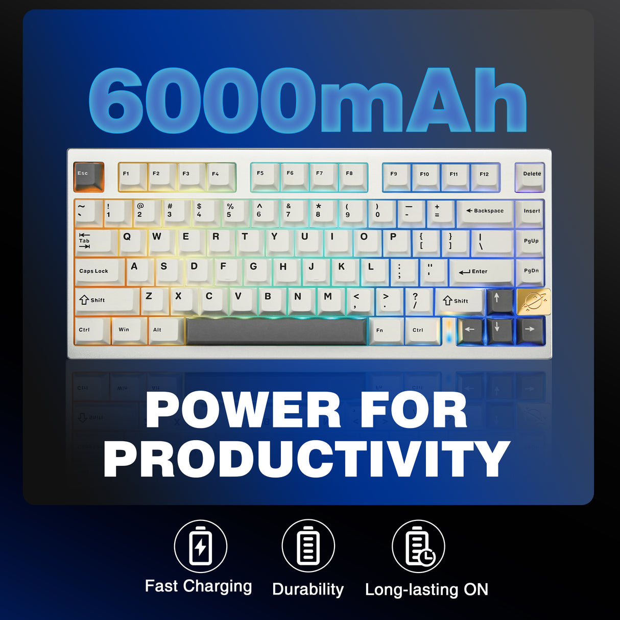 YUNZII AL75 CNC Aluminum Wireless Mechanical Keyboard – YUNZII KEYBOARD