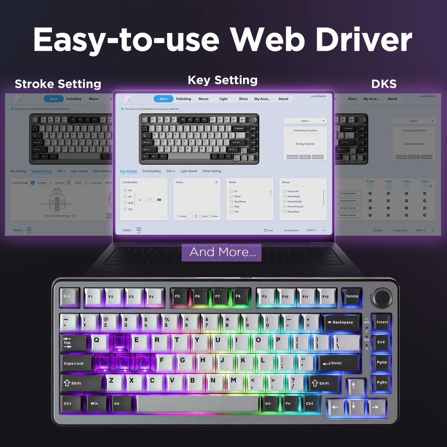 YUNZII RT75 Rapid Trigger Gaming Magnetic Keyboard – YUNZII KEYBOARD