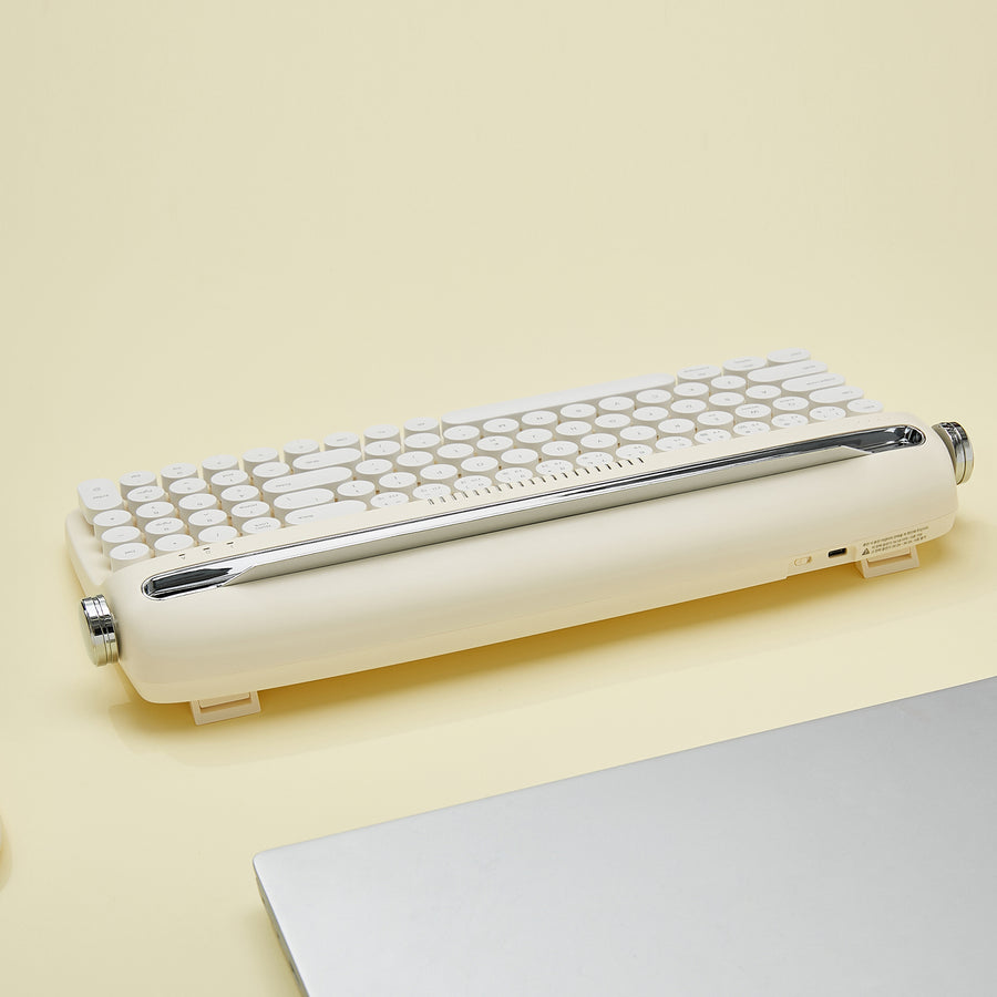 YUNZII ACTTO B309 Upgraded Rechargeable Wireless Retro Typewriter Keyb ...