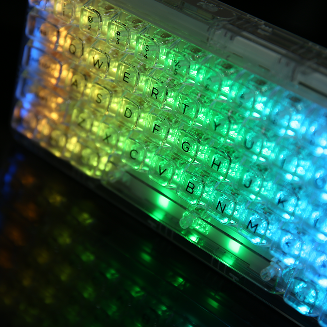 YUNZII X71 Transparent Wireless Gasket Mechanical Keyboard – YUNZII ...