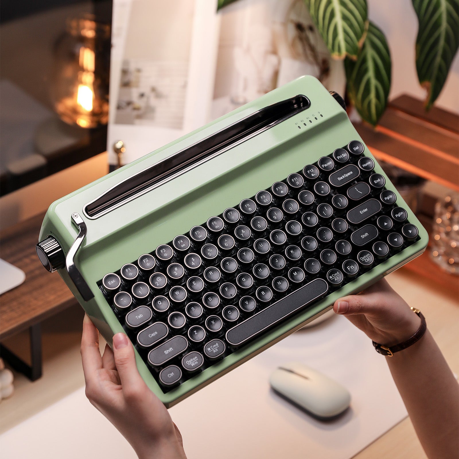 YUNZII QL75 Retro Typewriter QMK/VIA Mechanical Keyboard YUNZII QL75 Retro Typewriter QMK/VIA Mechanical Keyboard