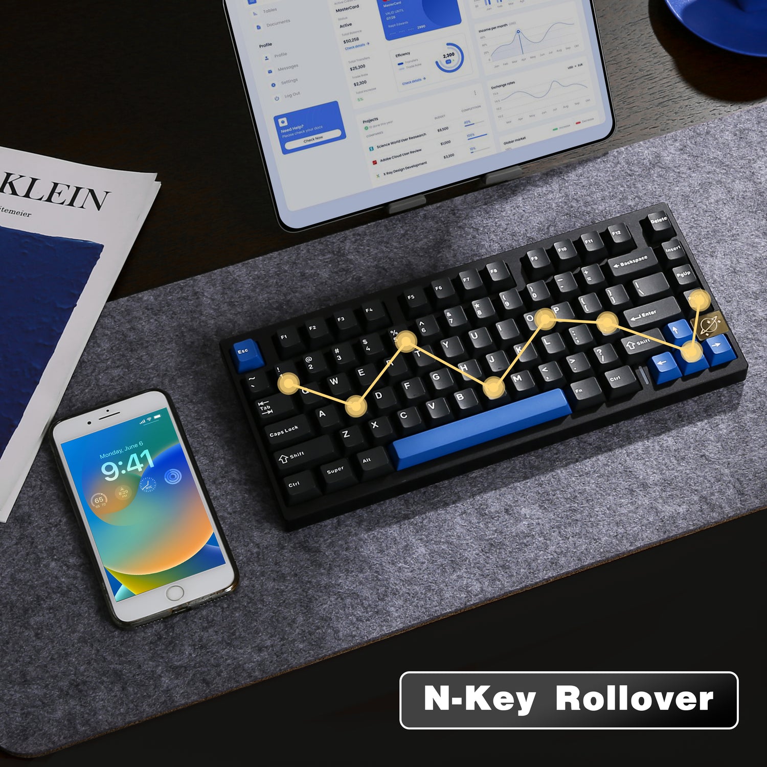 YUNZII AL75 CNC Aluminum Wireless Mechanical Keyboard – YUNZII KEYBOARD