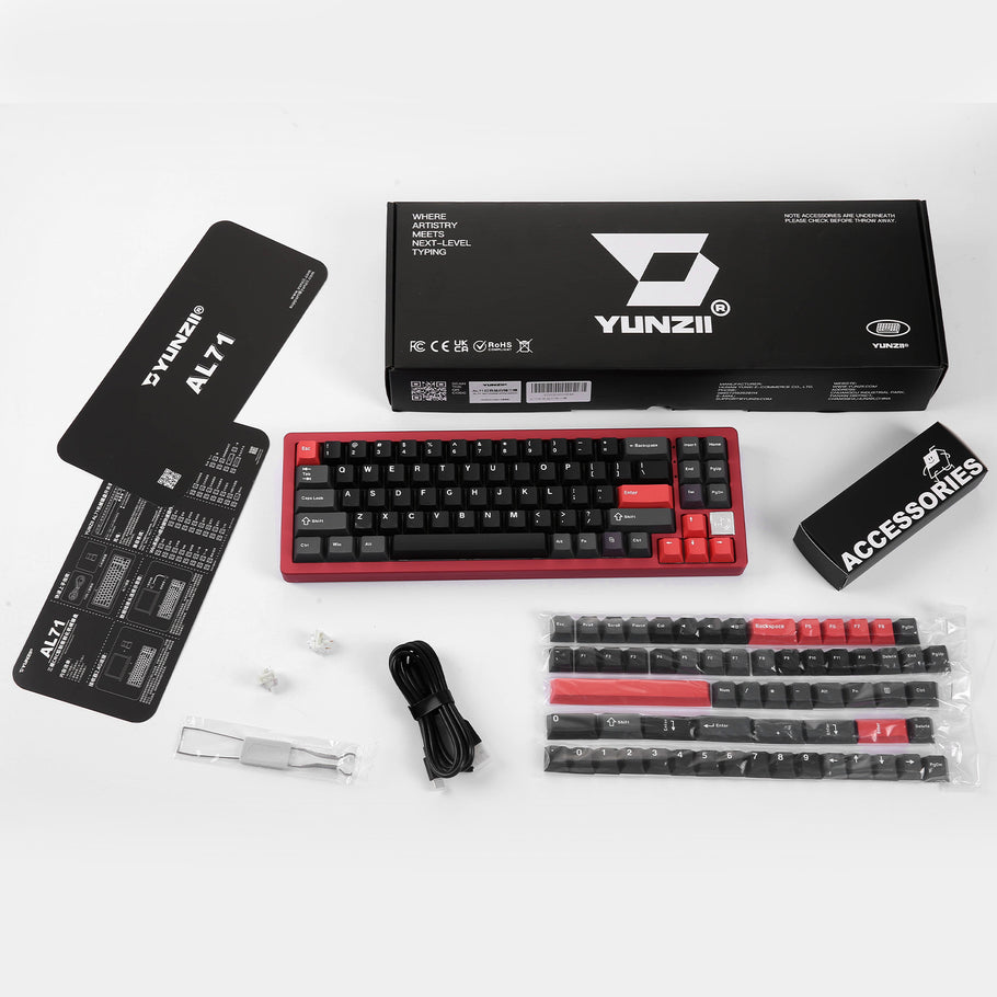 YUNZII AL71 Full Aluminum Mechanical Keyboard – YUNZII KEYBOARD