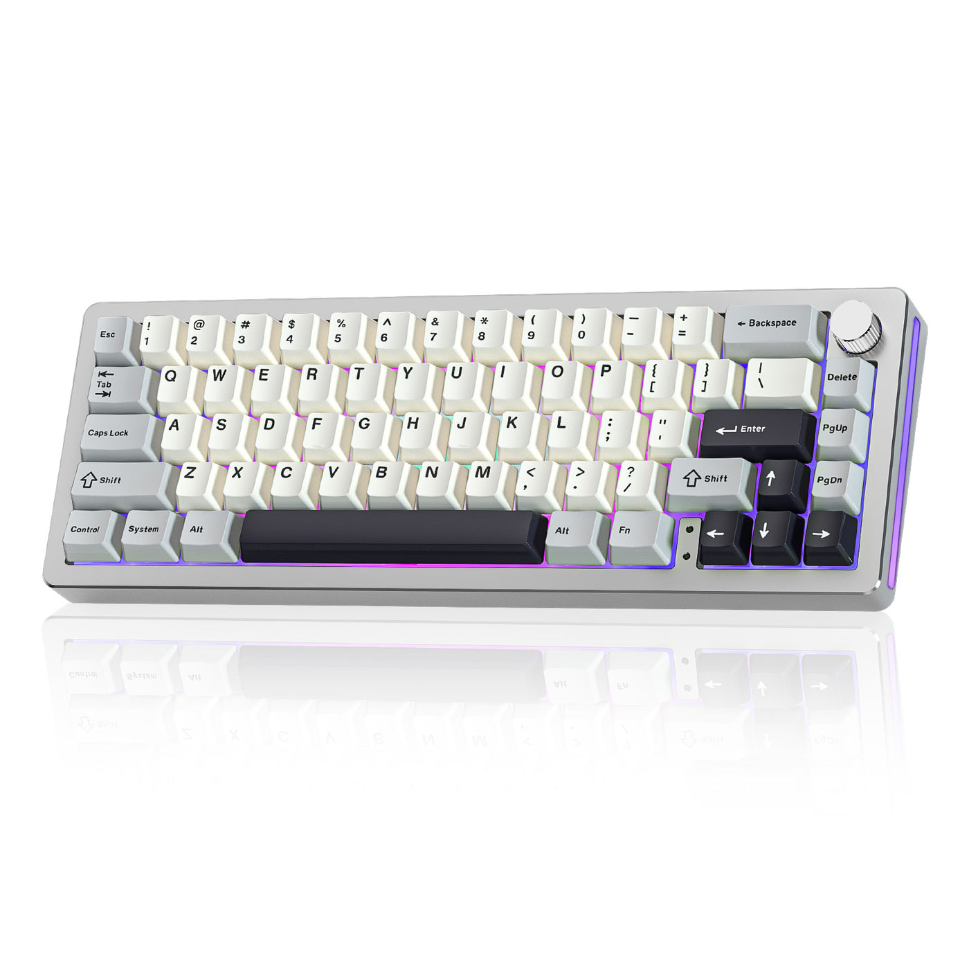 PRE-ORDER YUNZII AL66 Knob CNC Aluminum Wireless Mechanical Keyboard