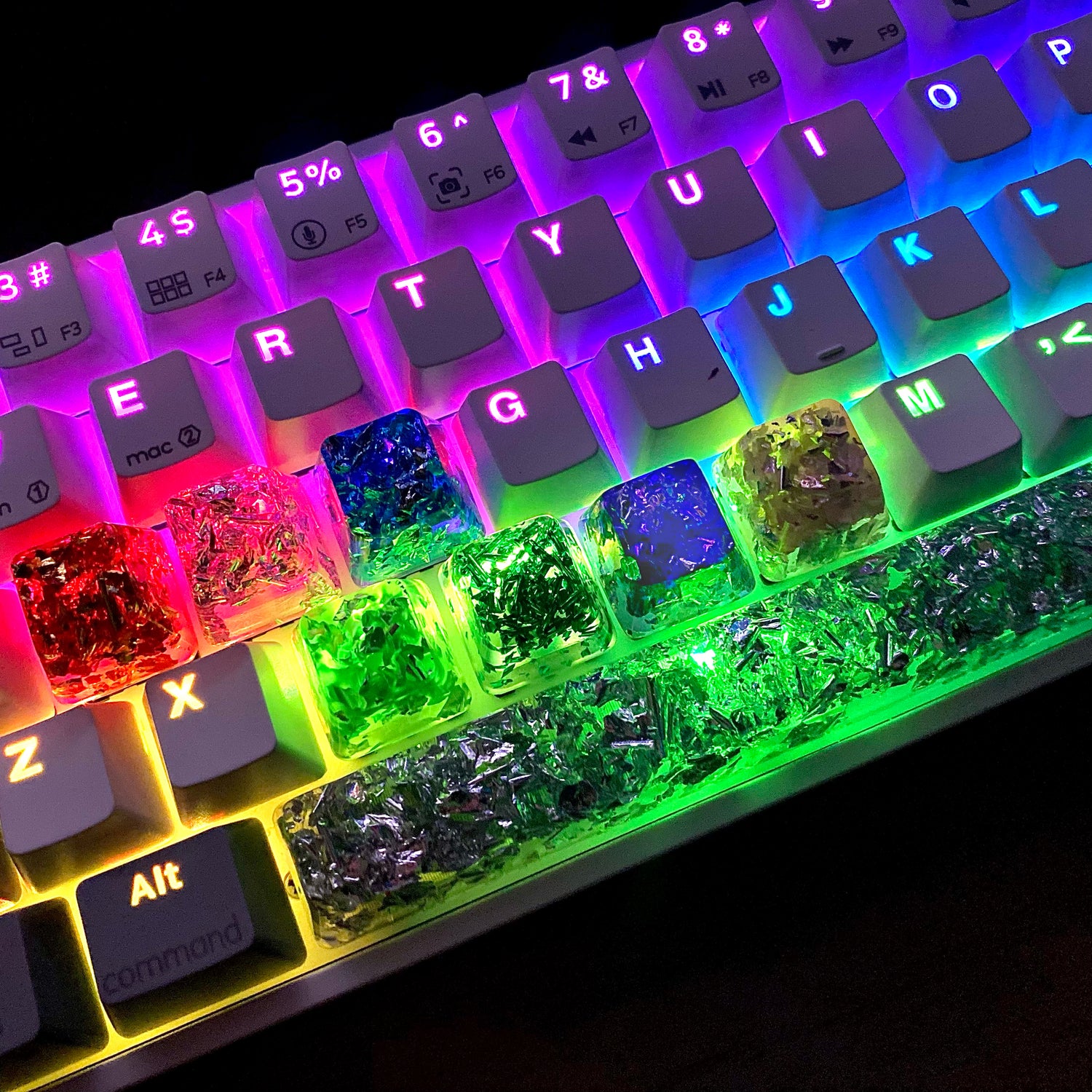 YUNZII Handmade Resin Artisan Keycaps