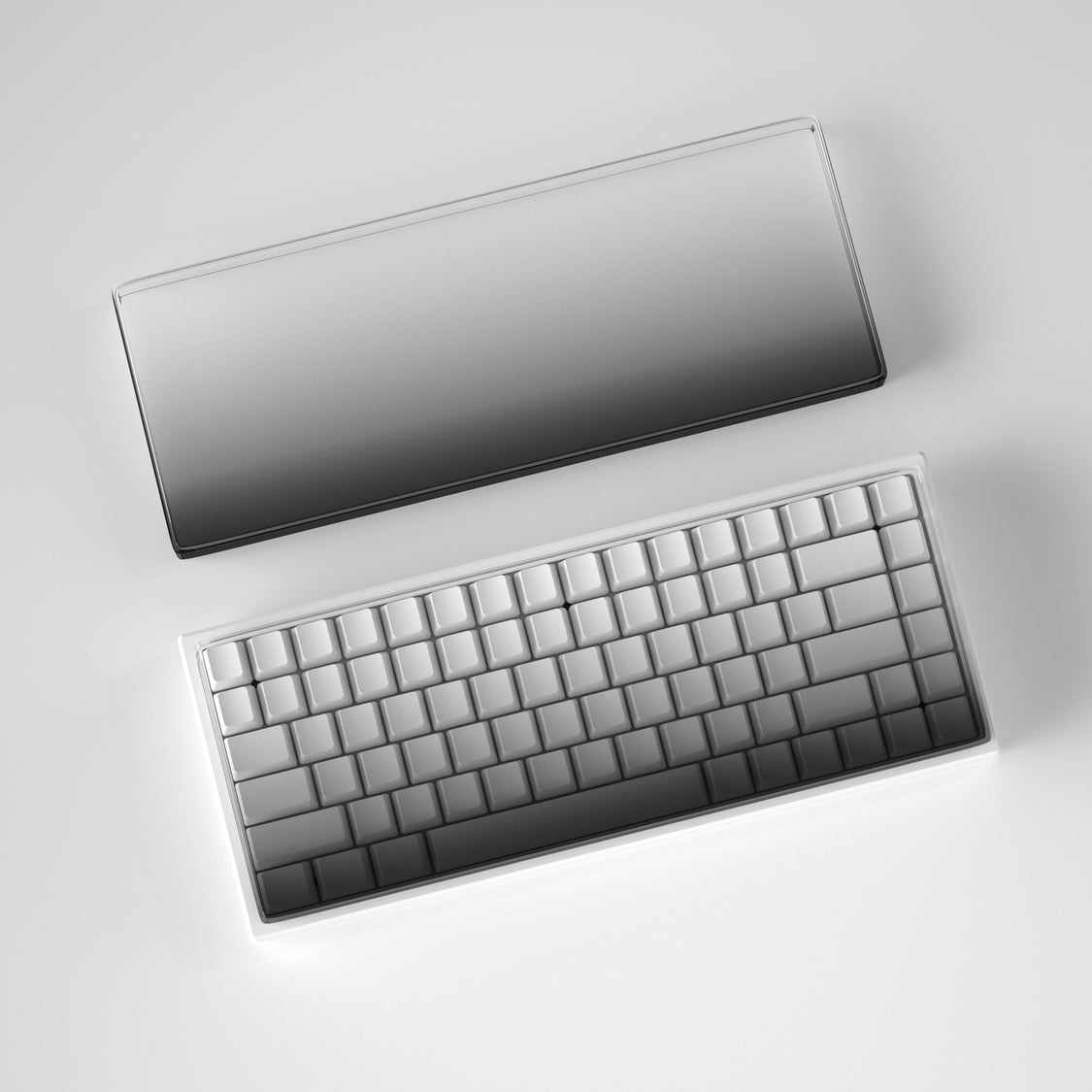 YUNZII Gradient Transparent Acrylic Keyboard Dust Cover – YUNZII KEYBOARD