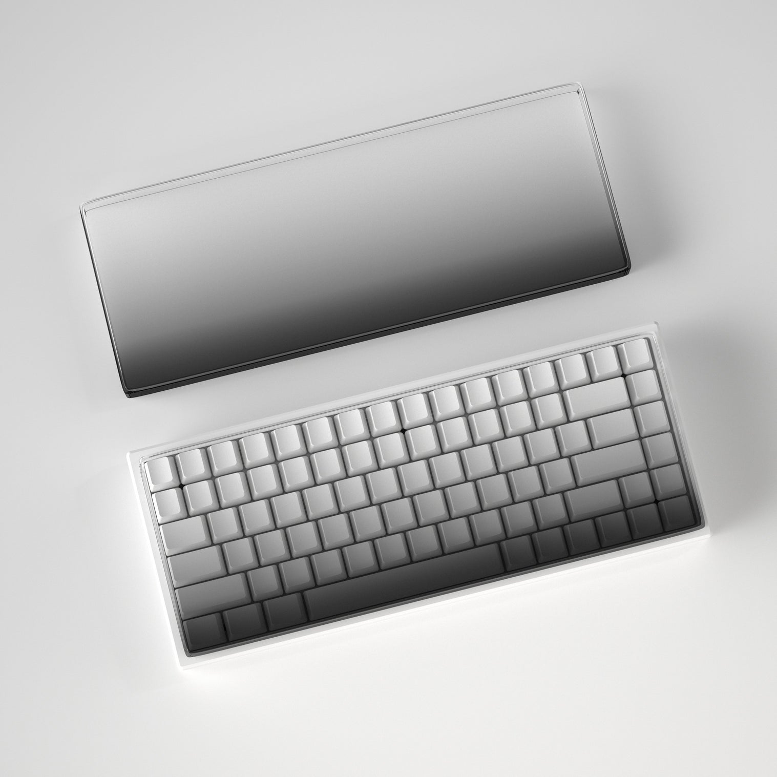 YUNZII Gradient Transparent Acrylic Keyboard Dust Cover – YUNZII KEYBOARD