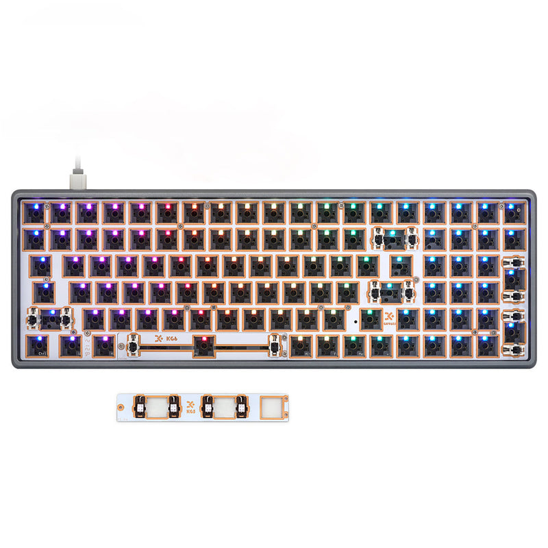 YUNZII GK96 Lite-Gasket Keyboard Kit With CNC DRUM Aluminum Keyboard C