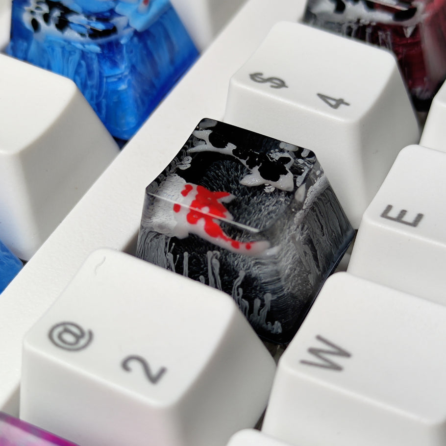 YUNZII Koi Fish Resin Artisan Keycaps – YUNZII KEYBOARD