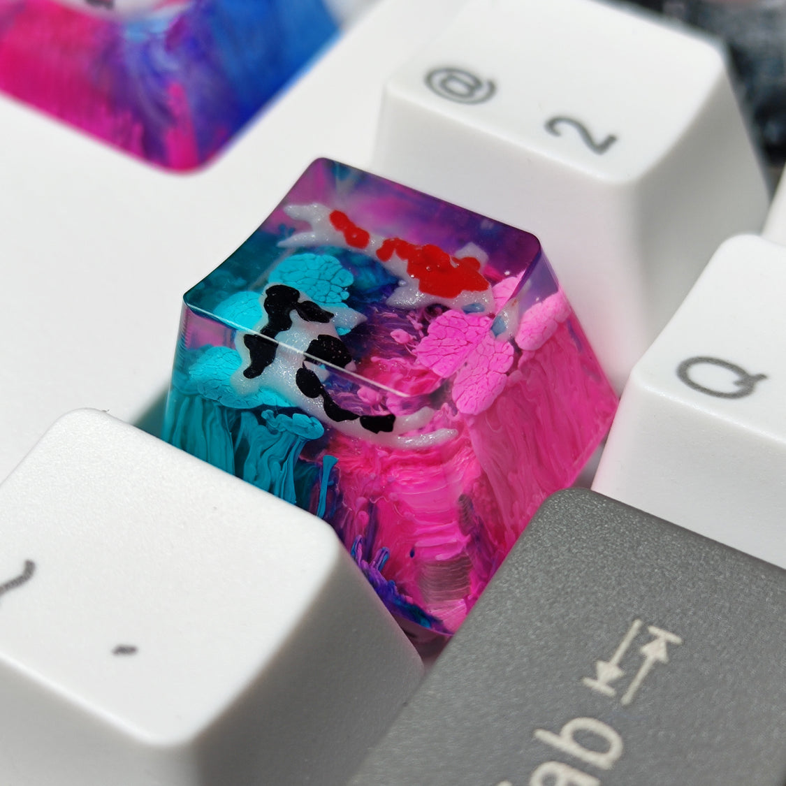 YUNZII Koi Fish Resin Artisan Keycaps – YUNZII KEYBOARD
